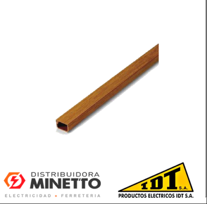 Cable canal color madera – Distribuidora Minetto